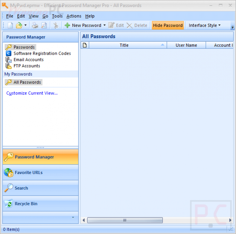 Giveaway: Efficient Password Manager PRO License Key Free