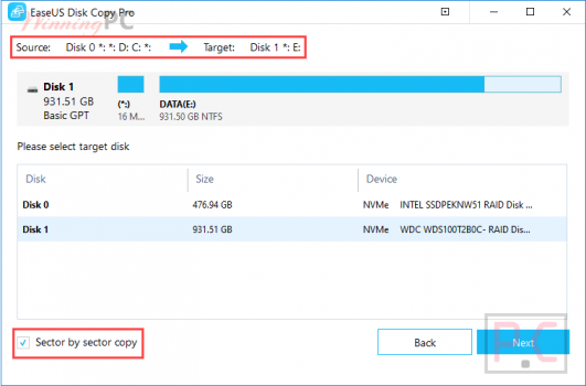 EaseUS Disk Copy Pro 1-Year License Code Free 2024