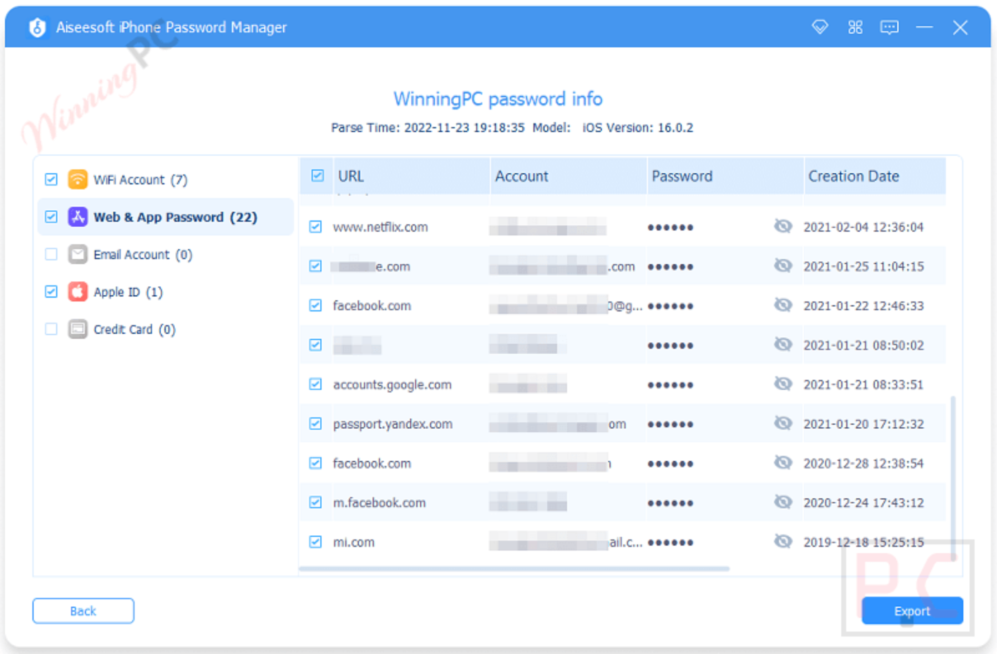 Aiseesoft iPhone Password Manager 50% Off Coupon Code