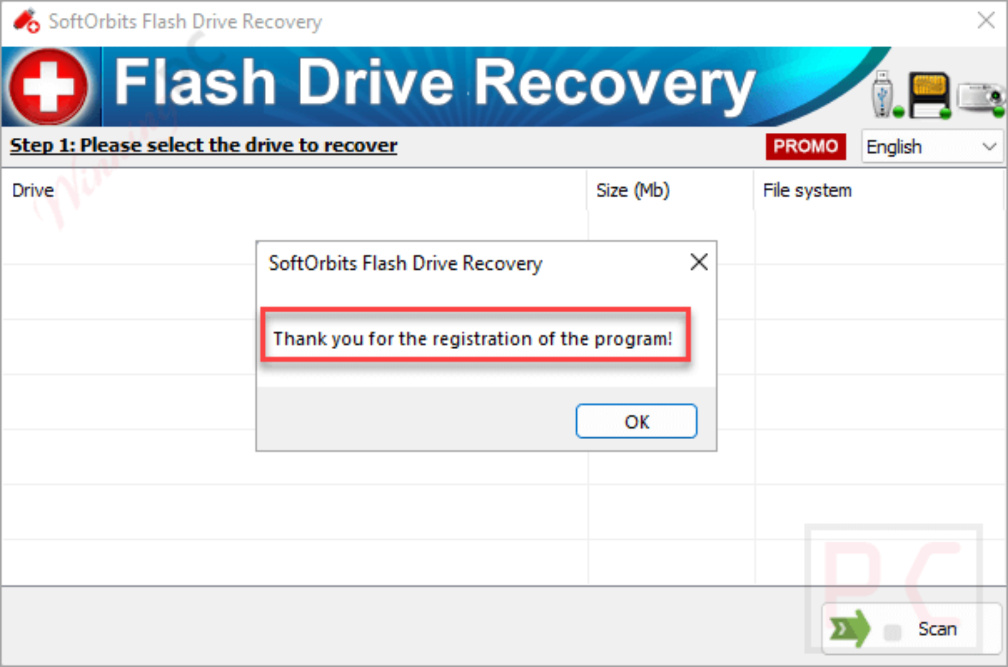 SoftOrbits Flash Drive Recovery Free License Code 2026