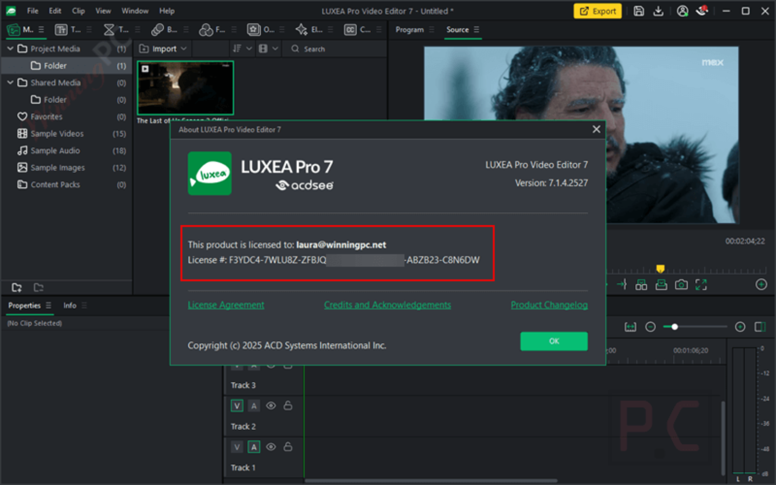 ACDSee LUXEA Pro Video Editor License Key Free 2026