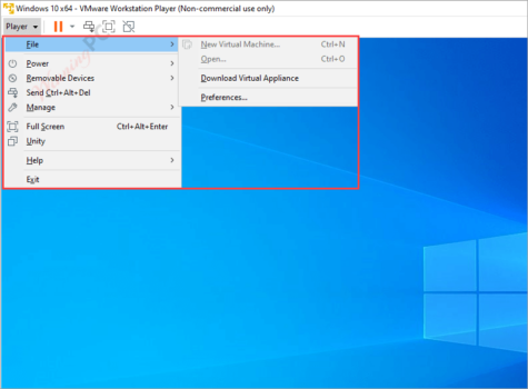 VMware Workstation Player