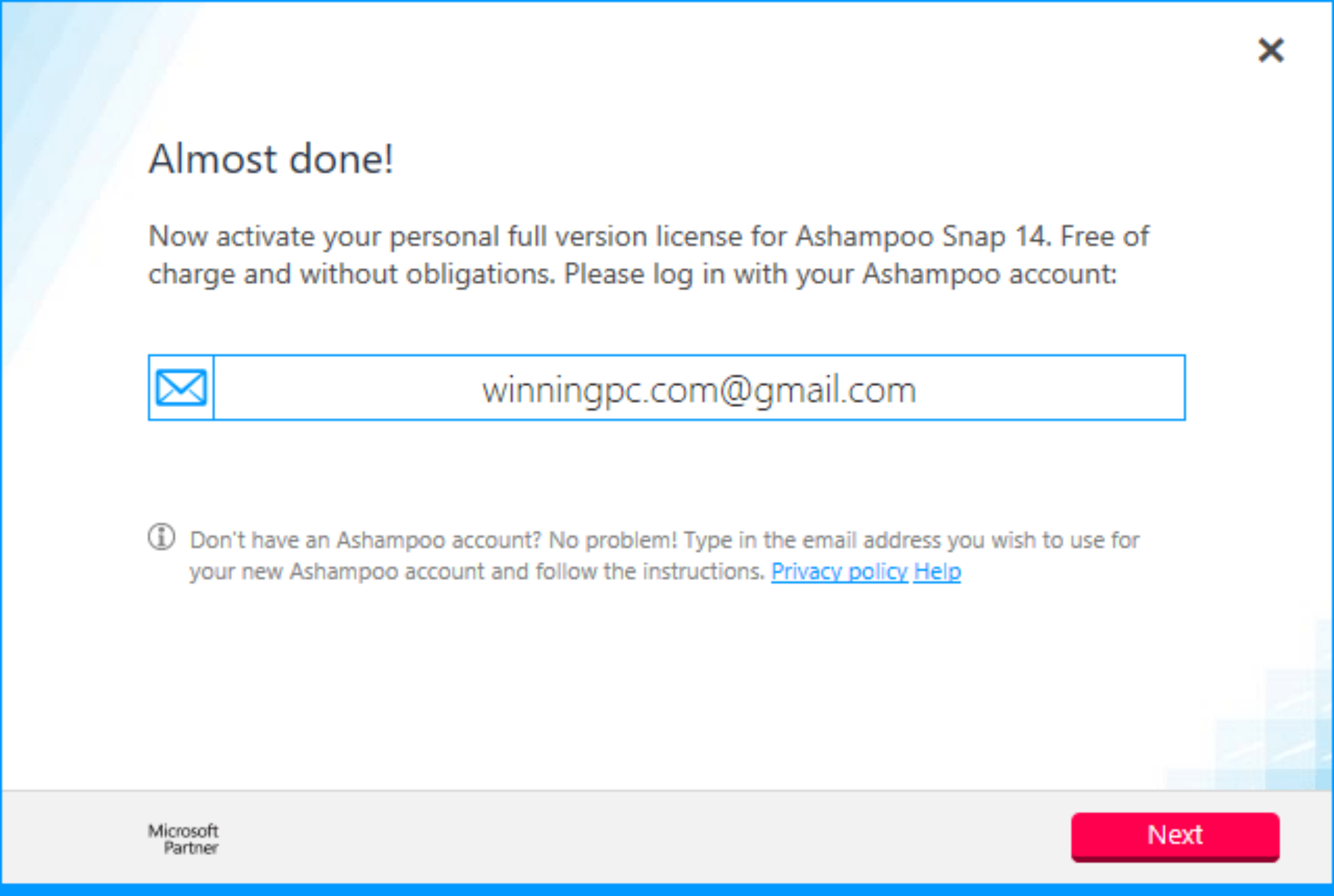 Ashampoo Snap 14 Giveaway License Key Free 2023