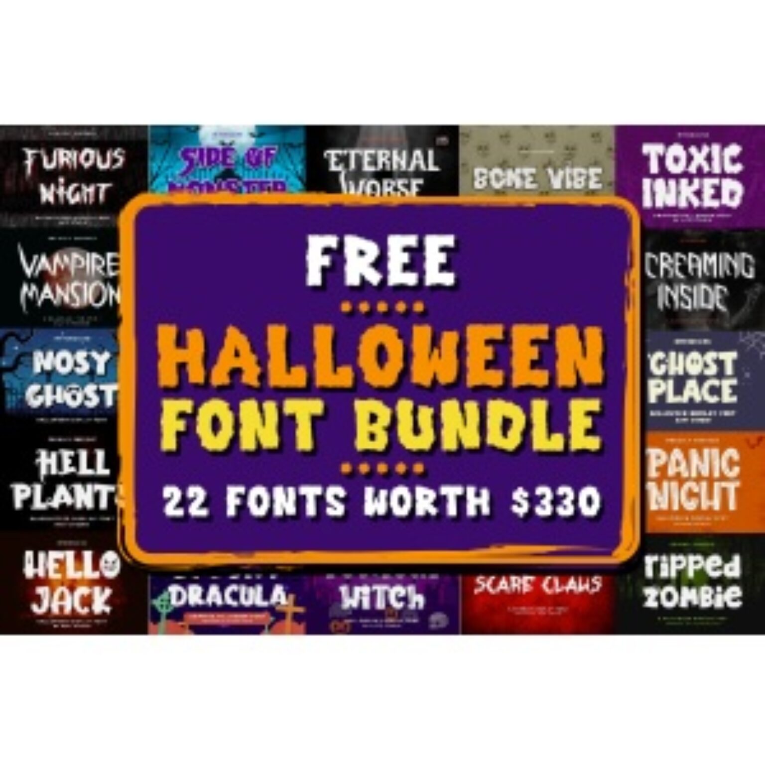 Download Perfect Halloween Font Bundle for Free