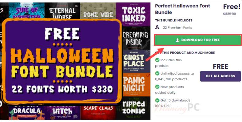 Download Perfect Halloween Font Bundle for Free