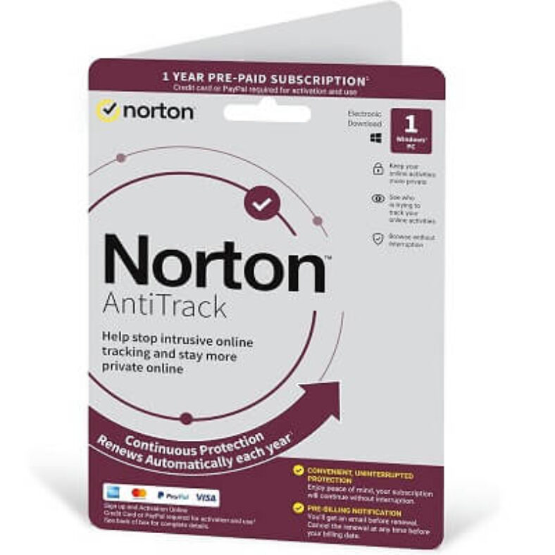 Norton AntiTrack 30% Off Coupon Codes & Deals 2026