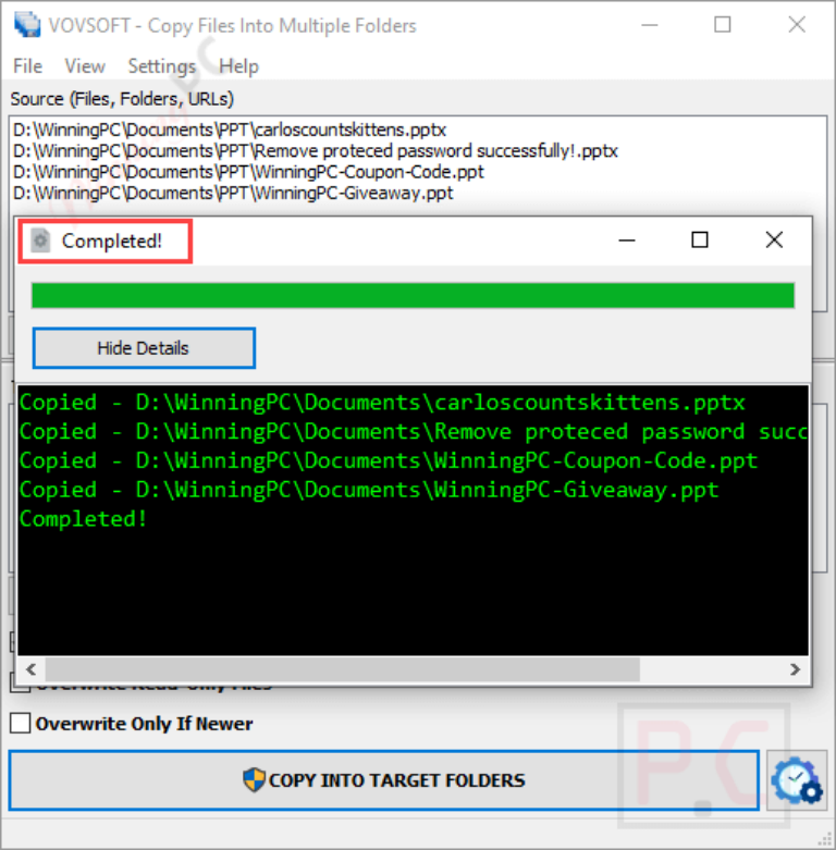 Vovsoft Copy Files Into Multiple Folders Free Key 2025