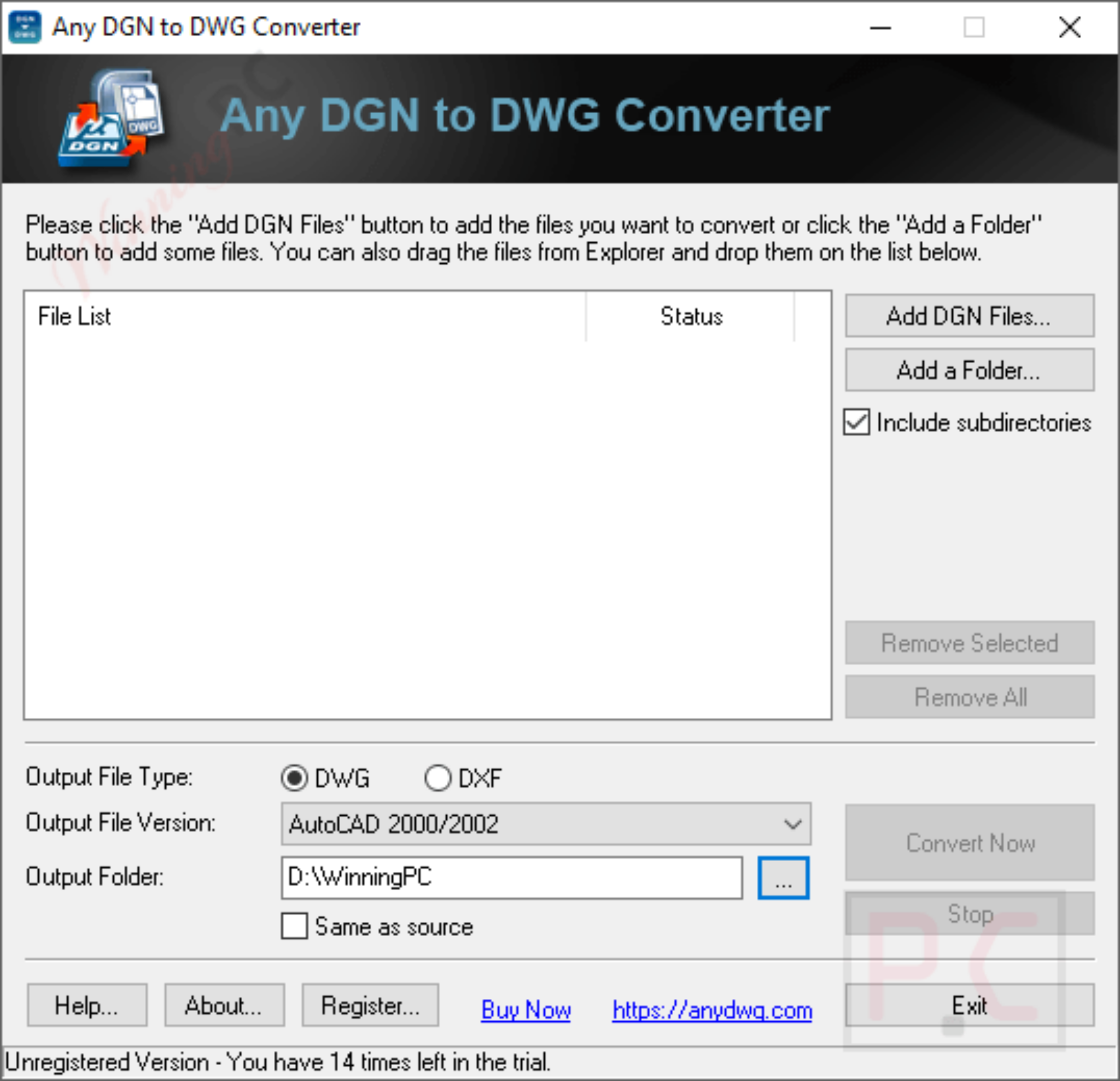 Any DGN to DWG Converter 20% Off Coupon Code 2026