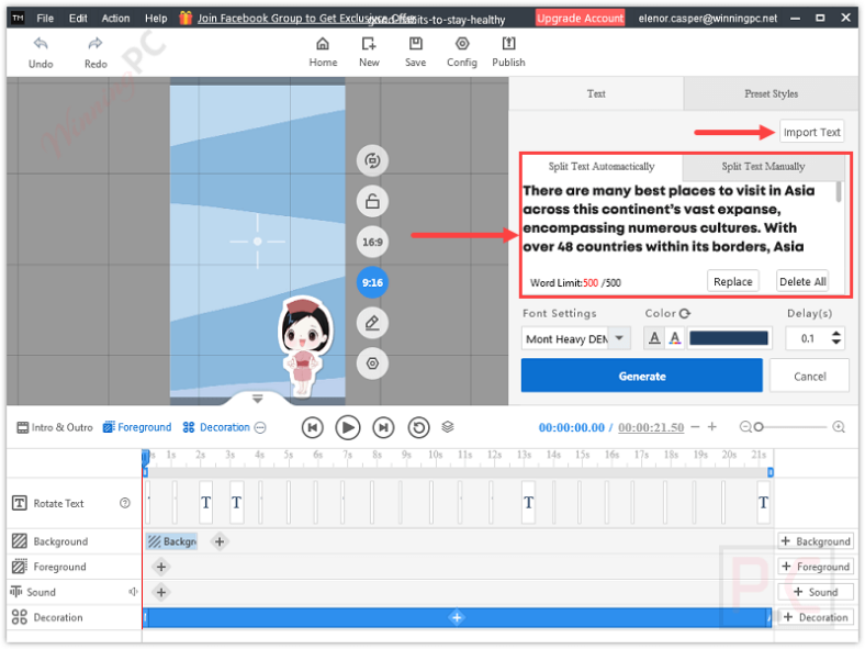 Mango Text Video Maker