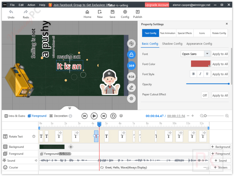 Mango Text Video Maker