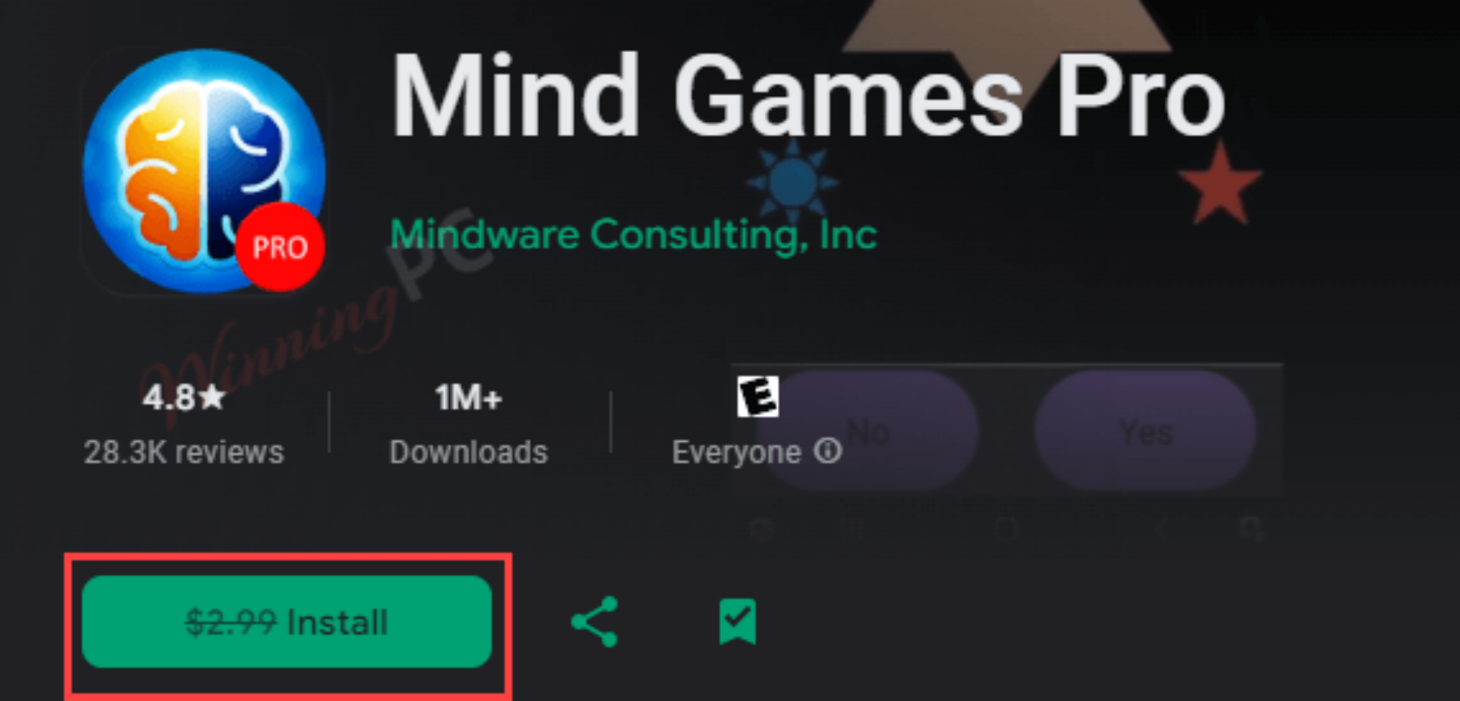 Mind Games Pro App Giveaway Download [Android]