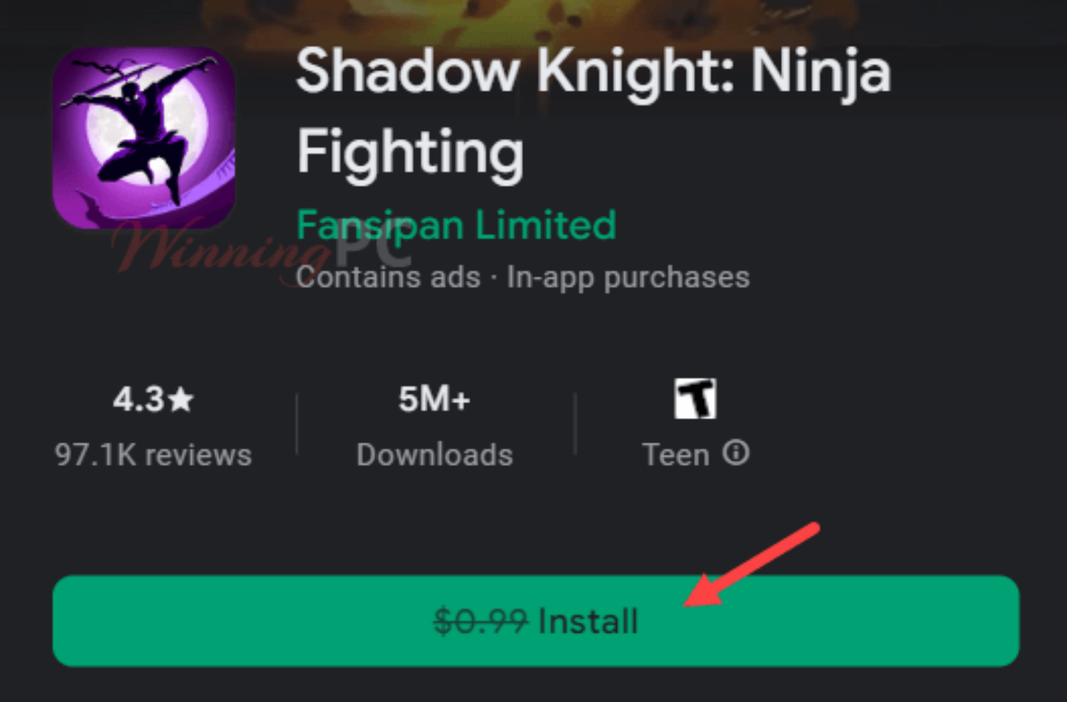 Shadow Knight: Ninja Fighting Game for Free Download