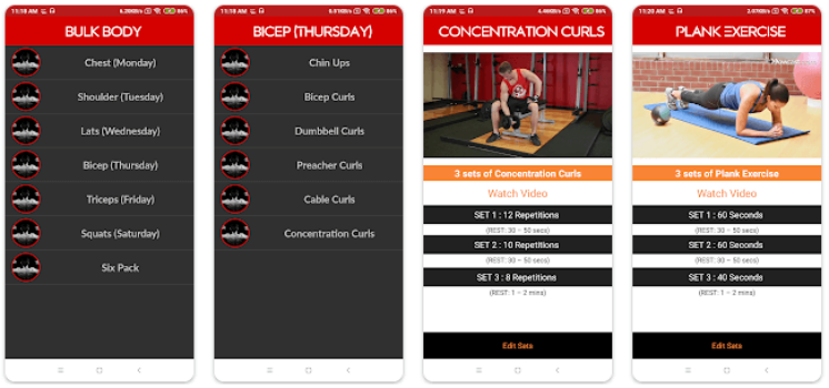 Gym Coach Beginner Workout Pro App for Free Download