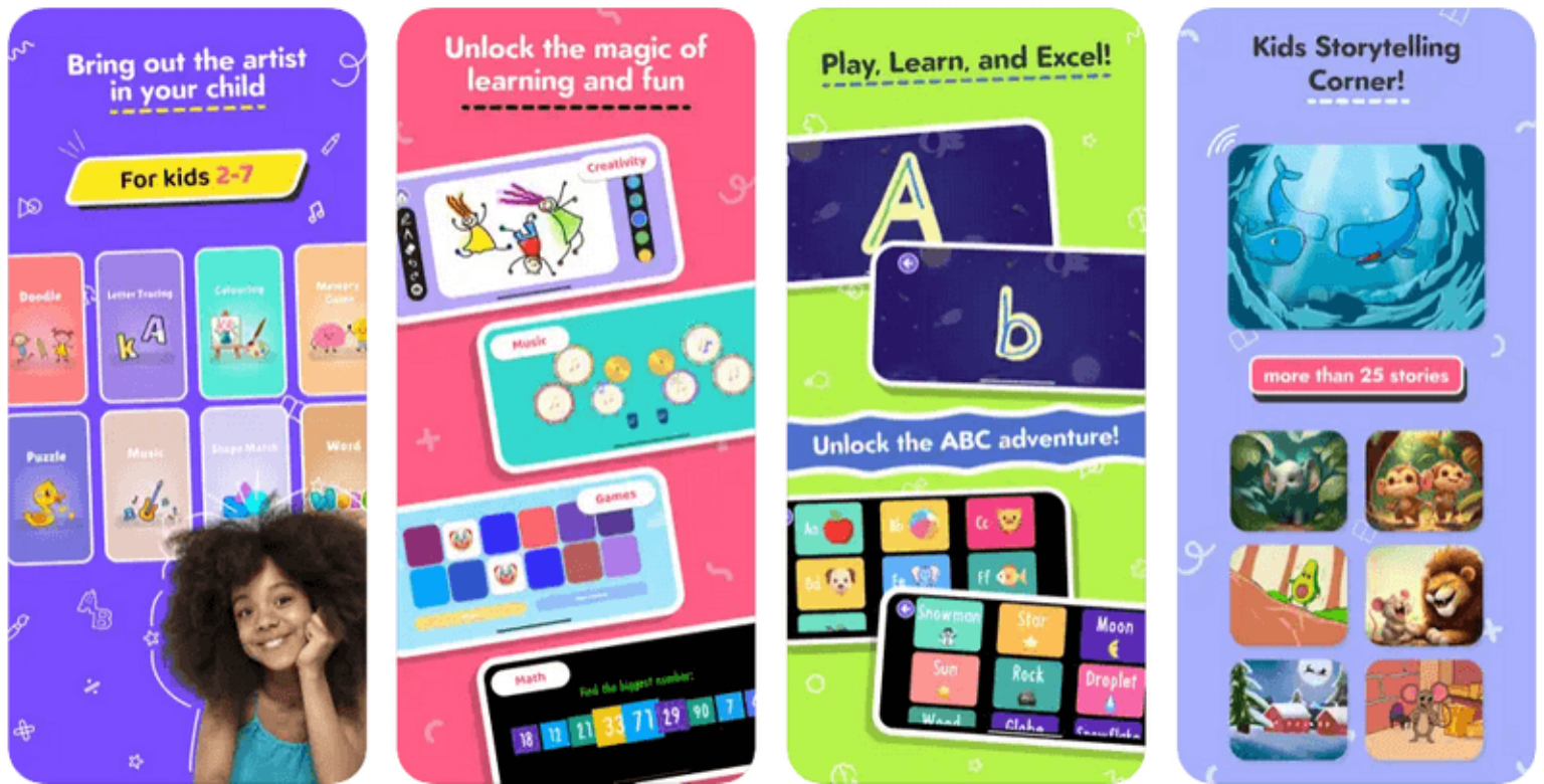 Kids Learning Games Lil Artist App Giveaway Download