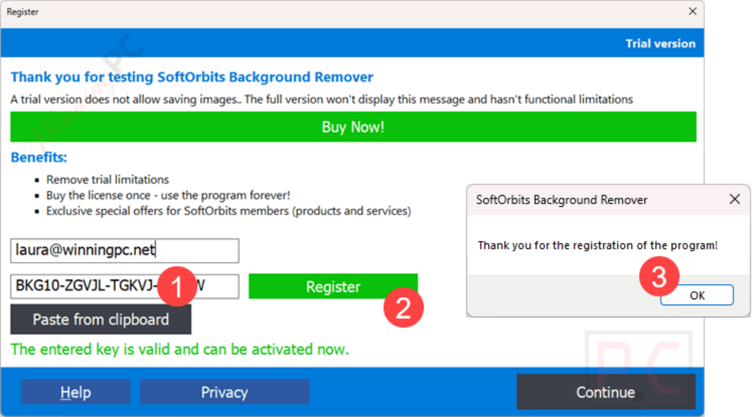 SoftOrbits Photo Background Remover Free License Key 2026