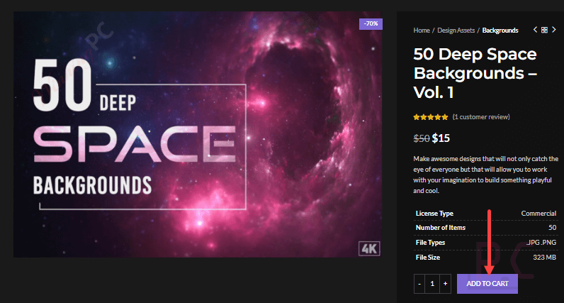 Eldamar Studio Giveaway: 50 Deep Space Backgrounds – Vol. 1