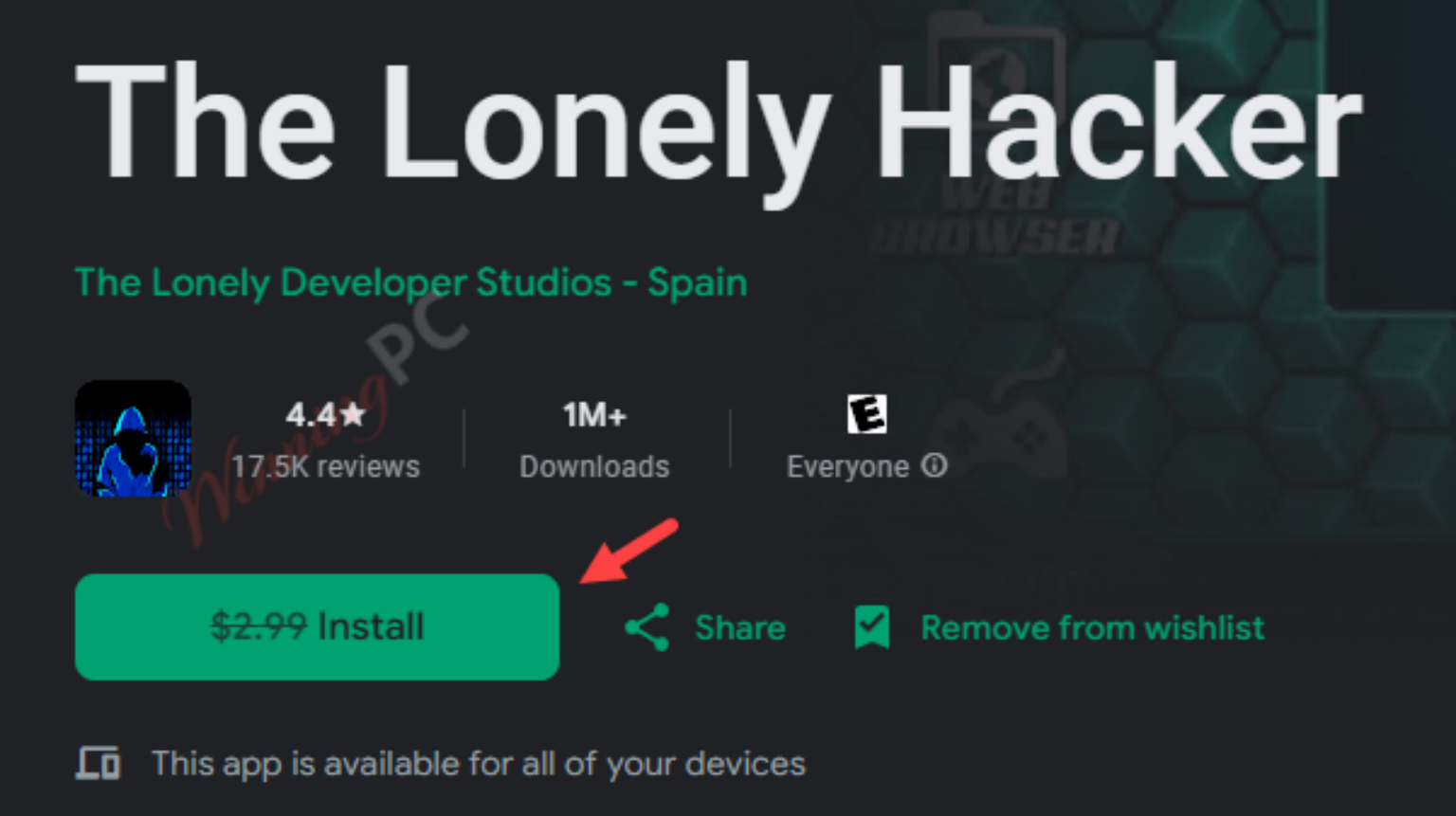 The Lonely Hacker Game for Android Giveaway Download