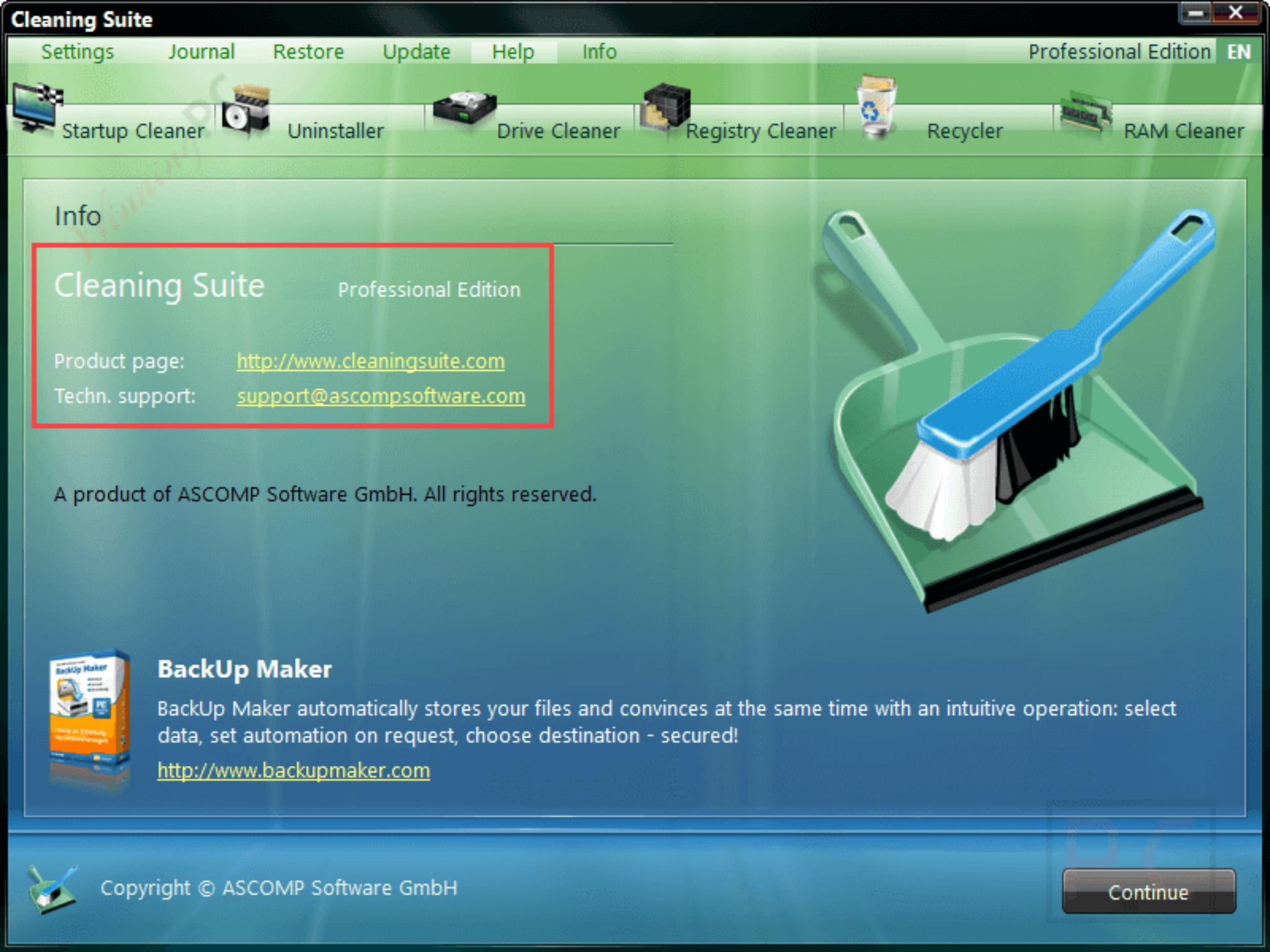 ASCOMP Cleaning Suite Professional License Key Free 2026