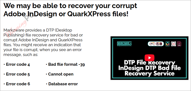 DTP File Recovery Service Coupon Code 5% Off 2026