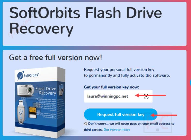 SoftOrbits Flash Drive Recovery Free License Code 2026