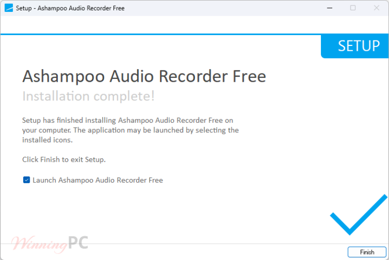 Ashampoo Audio Recorder - Free Audio Recorder for PC