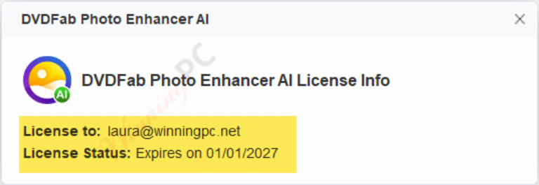 DVDFab Photo Enhancer AI Free License Key Download 2026