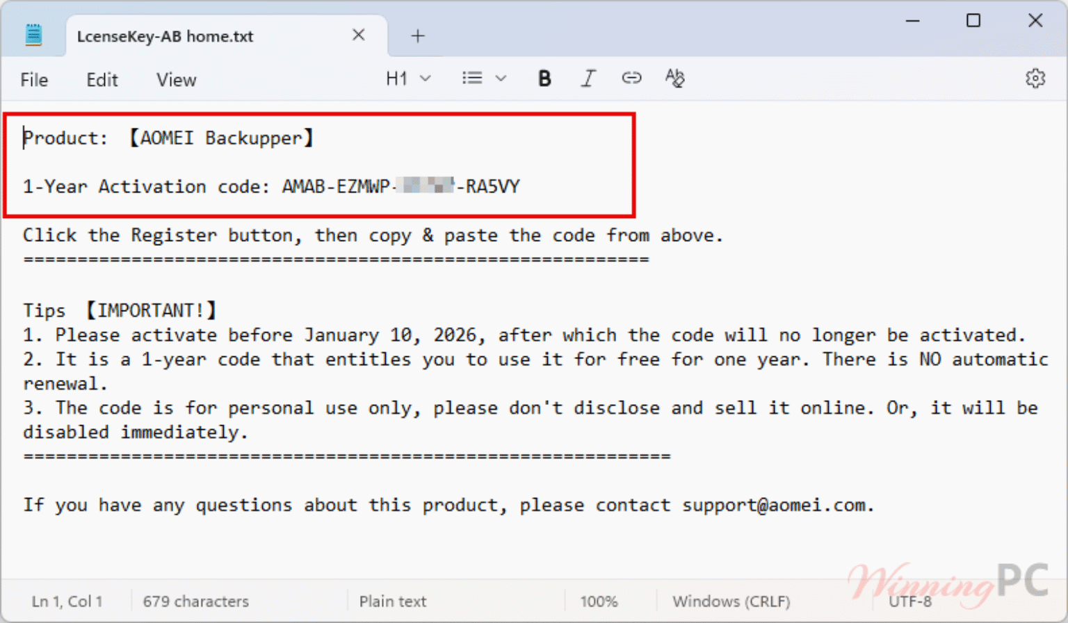 Giveaway Download: AOMEI Christmas & New Year Gifts 2025