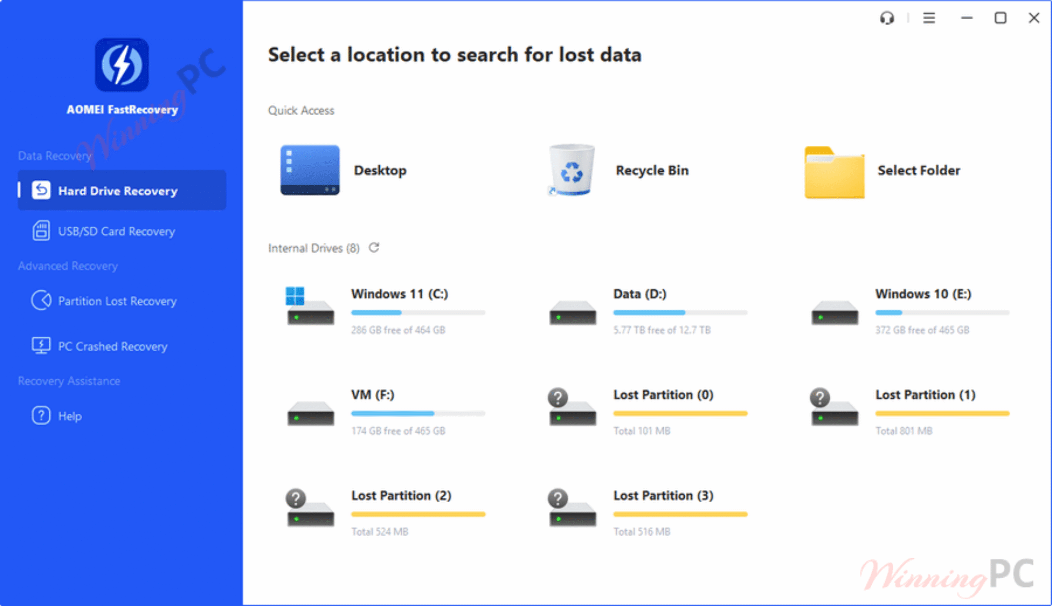 AOMEI FastRecovery License Key Free Download (1 Year)