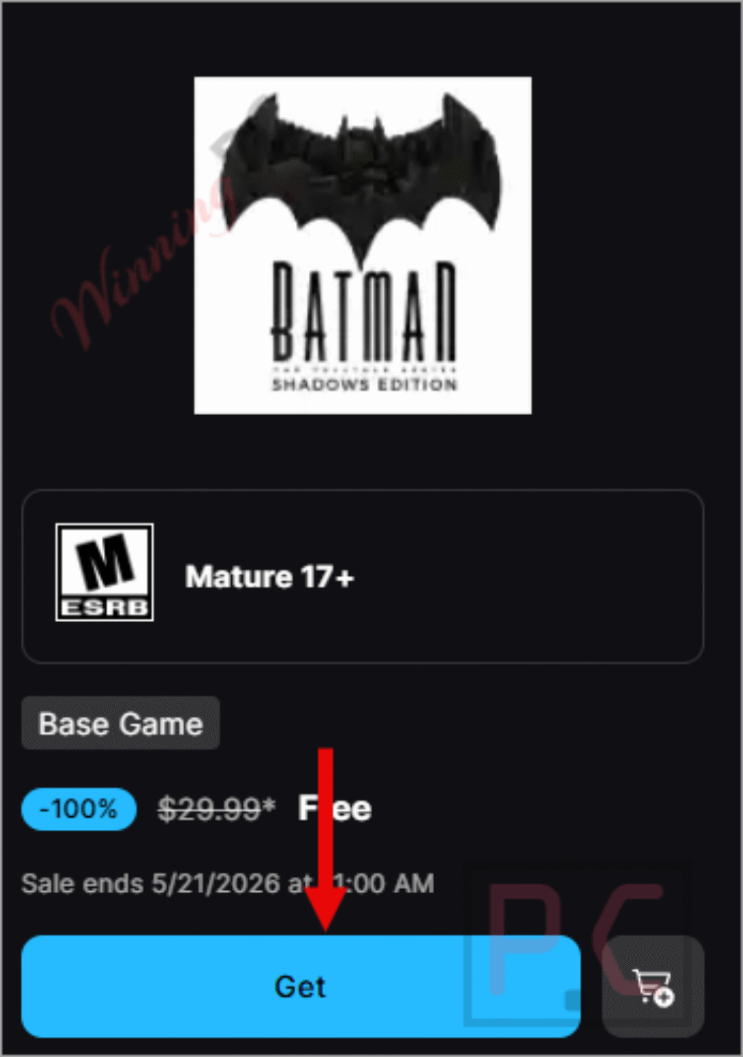 Epic Games Giveaway: The Telltale Batman Shadows Edition